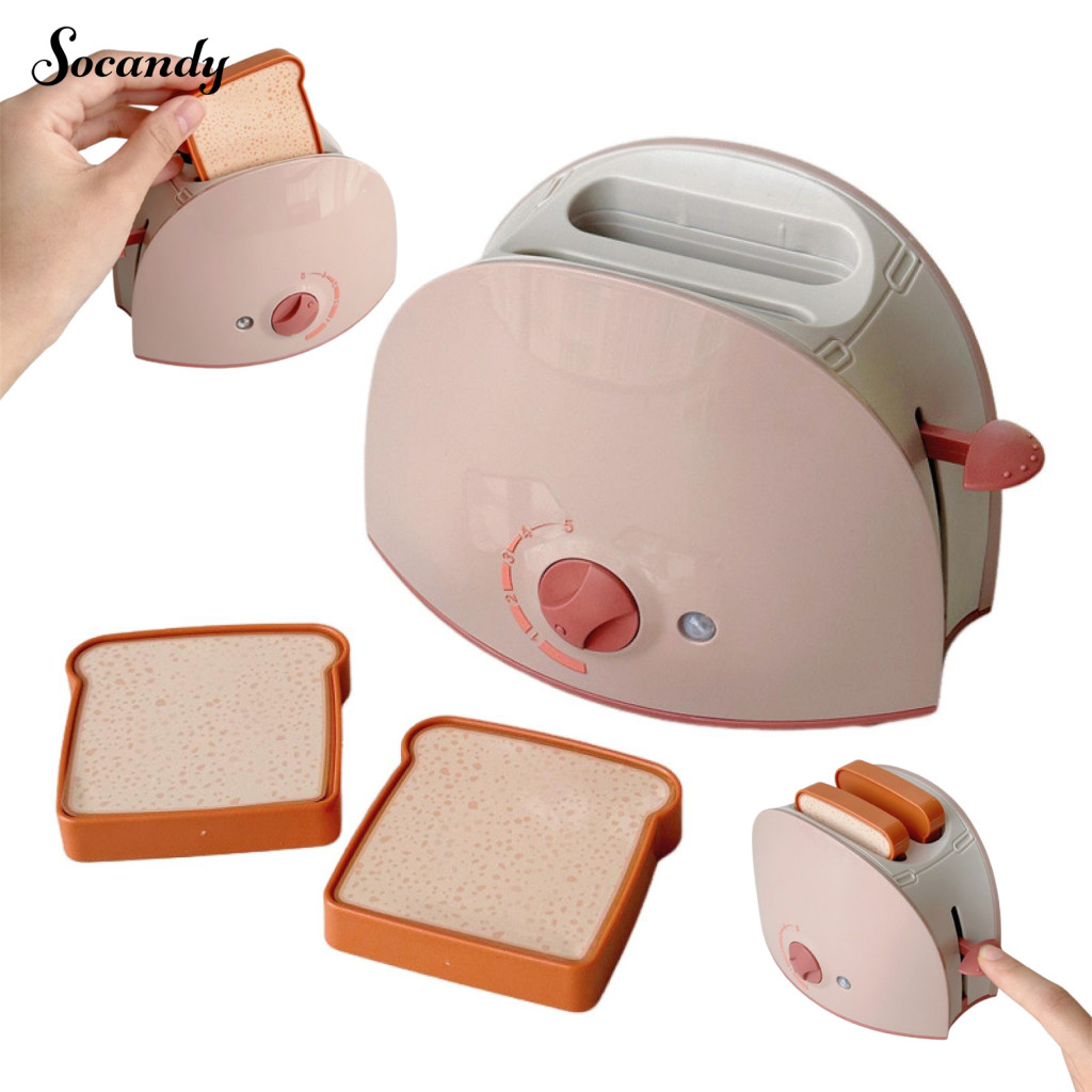 Socandy Electric Small Toaster Plaything Coffee Maker Pretend Bakery ...