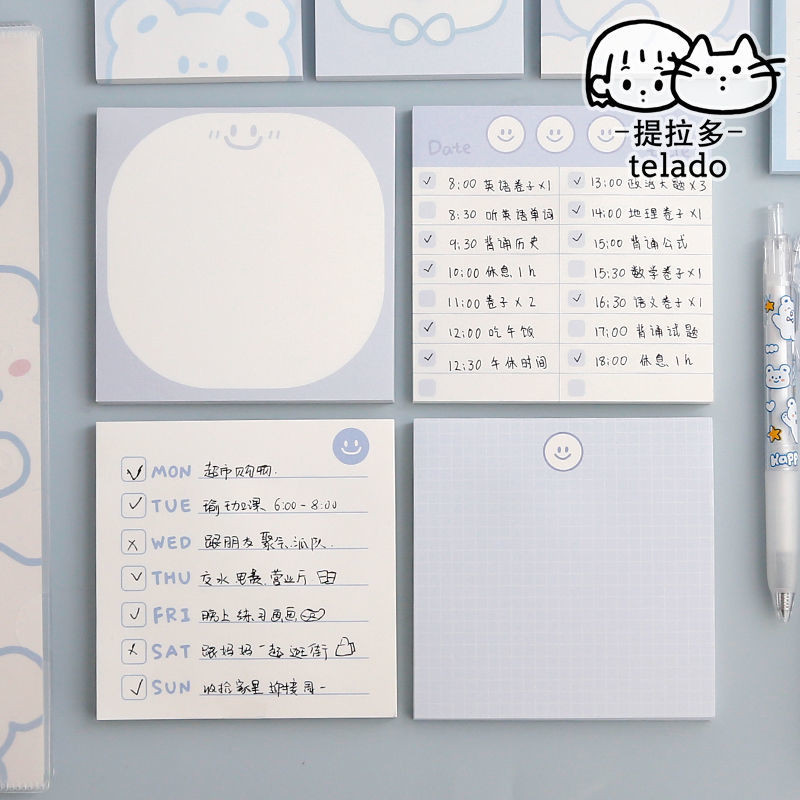 Creative Smiley Face Sticky Notes Message Notes Student Learning ...