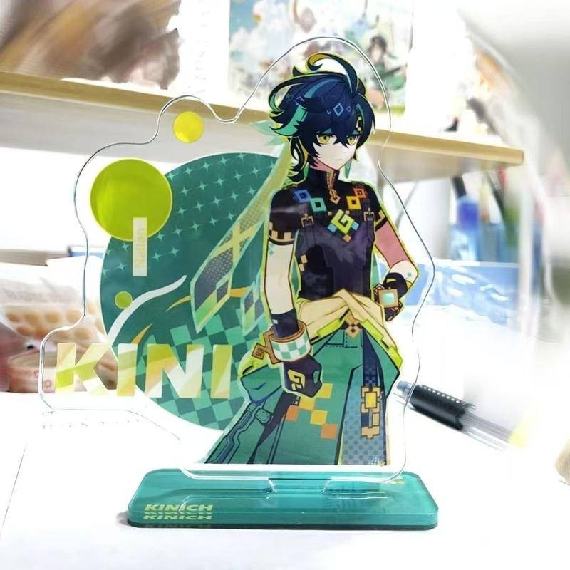 Cute Game Genshin Impact Desk Plate Models Kinich Turnfire Hunt Acrylic ...