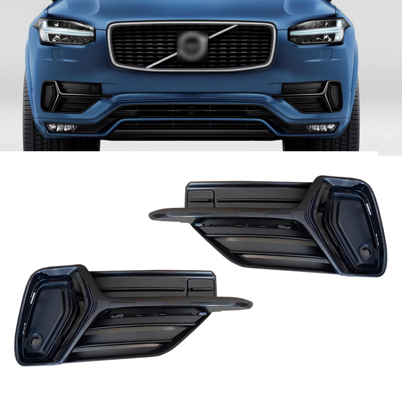 Car Front Bumper Fog Light Grill For Volvo XC90 2016 2017 2018 2019 Car ...