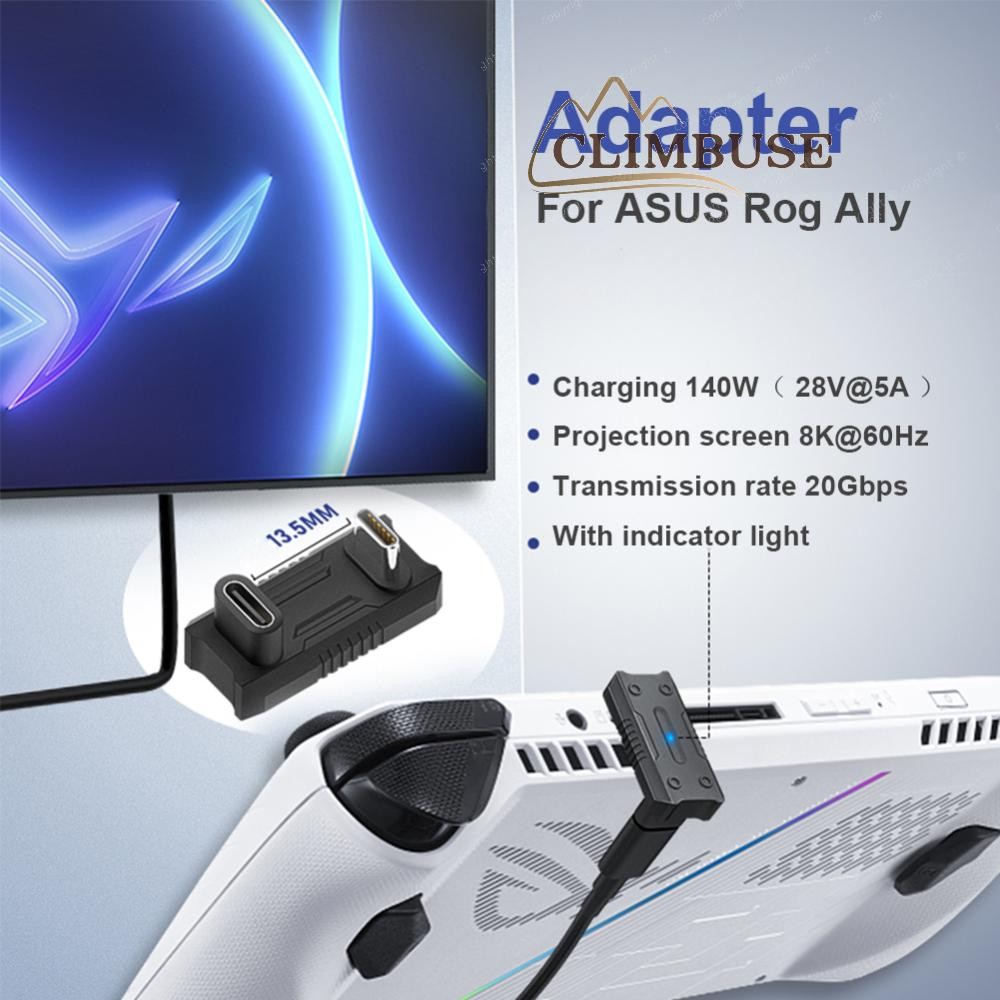 USB-C Aapter for ASUS Rog Ally/NS Switch Console USB-C To USB-C Adapter ...