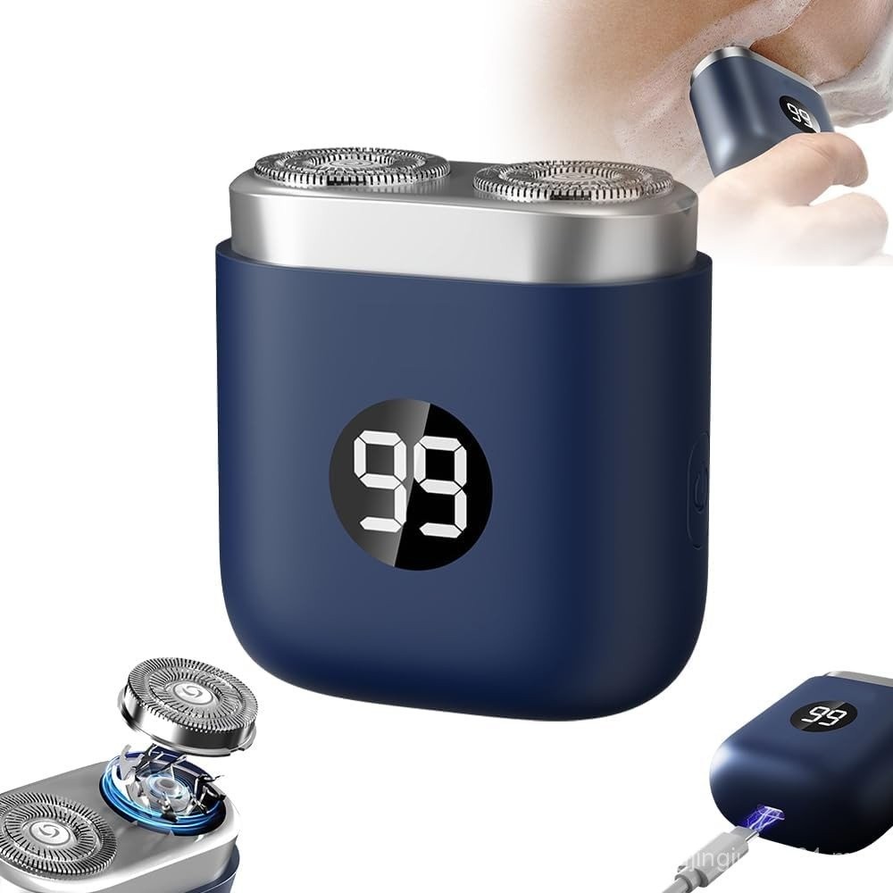 2025 New Mini Portable Electric Shaver – Mini Double Head Shaver with ...