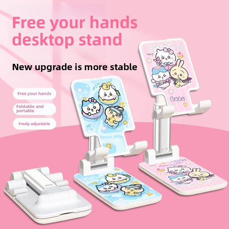 Chiikawa Adjustable Phone Stand Foldable Extendable Desktop Holder Cute ...
