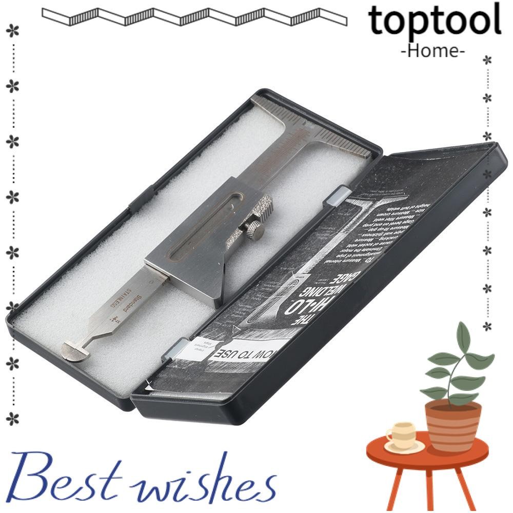 TOPTOOL Hi Lo Welding Gauge, Inch and Metric Stainless Steel Pipe Gauge ...