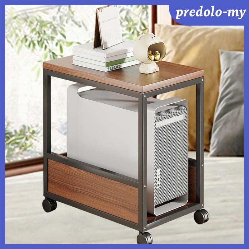 [PredoloMY] Computer Tower Stand with 4 Casters Computer Host Stand ...