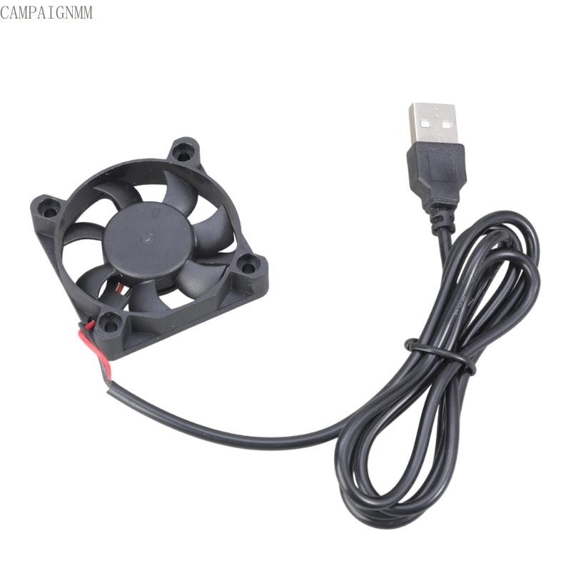 camp 5V USB PC Router Fan 50mm Cooling Fan Brushless Portable Cooling ...