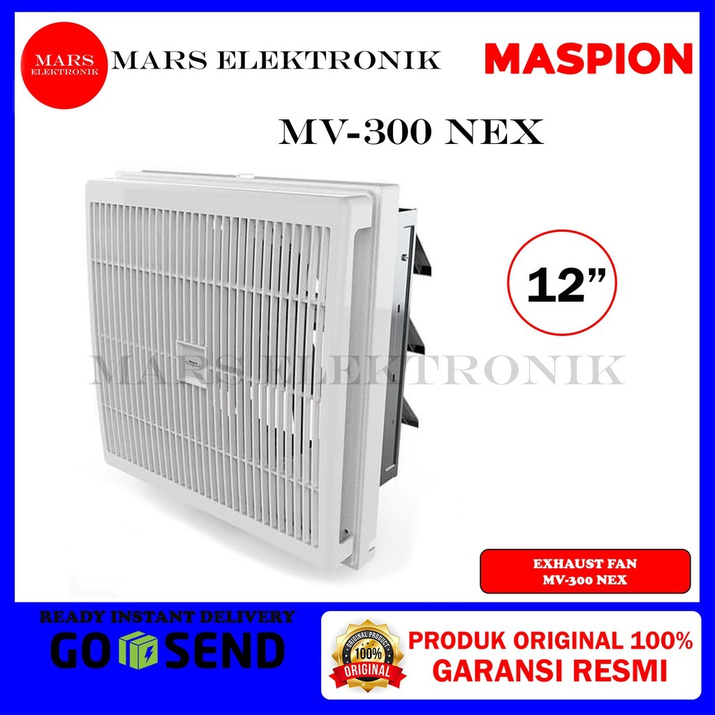 Exhaust FAN MASPION MV-300 NEX / 12 INCH / MV 300 NEX / MV300NEX / HISAP FAN | Shopee Malaysia