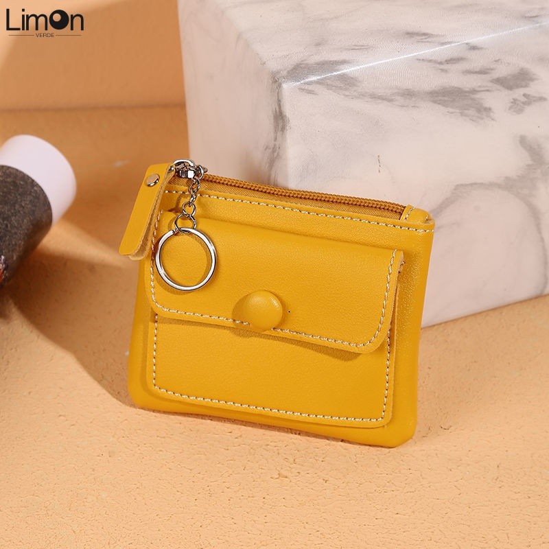 Dompet duit syiling mini pelajar dompet zip jenis pendek wanita baru ...