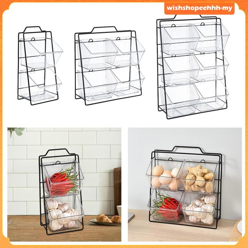 [WishshopeehhhMY] Kitchen Shelving Coffee Capsule Holder Storage ...