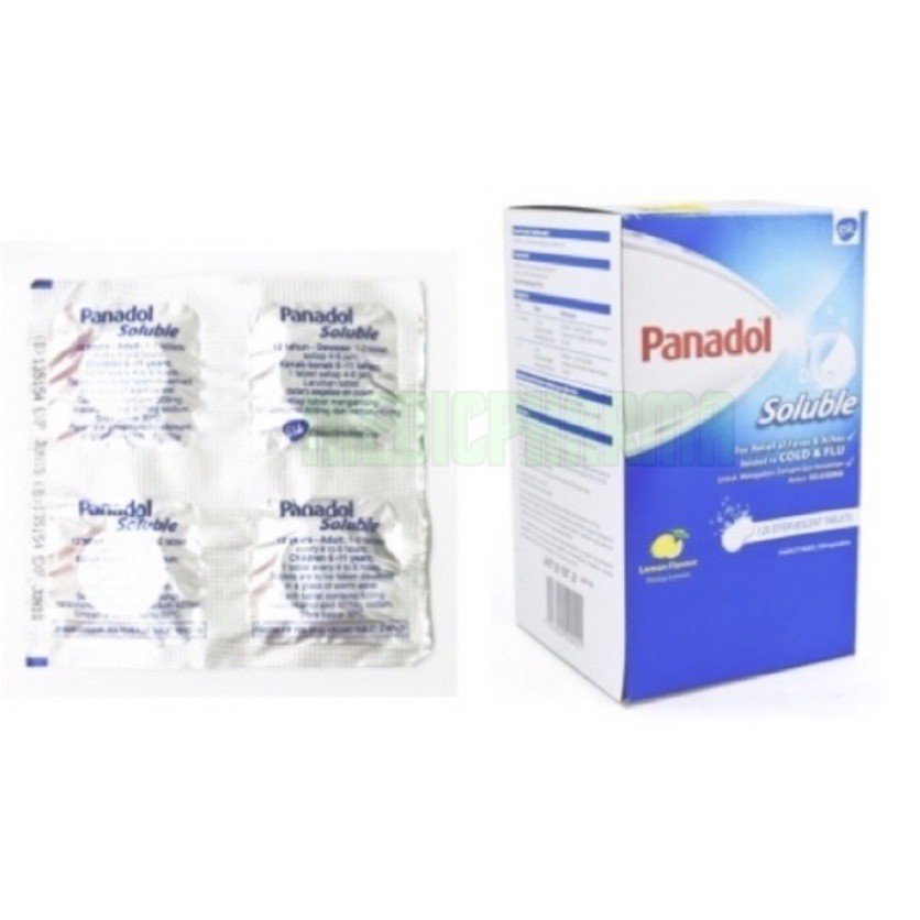 Panadol Soluble LEMON FLAVOUR PER PACK [4 TABLETS] | Shopee Malaysia