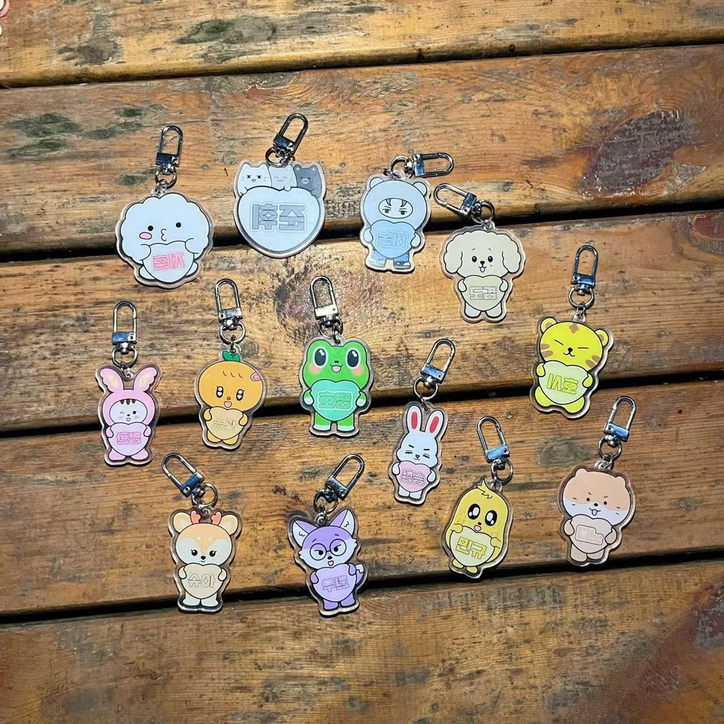 Kpop Seventeen Keyring Cute Cartoon SVT JEONGHAN JOSHUA JUN WONWOO ...