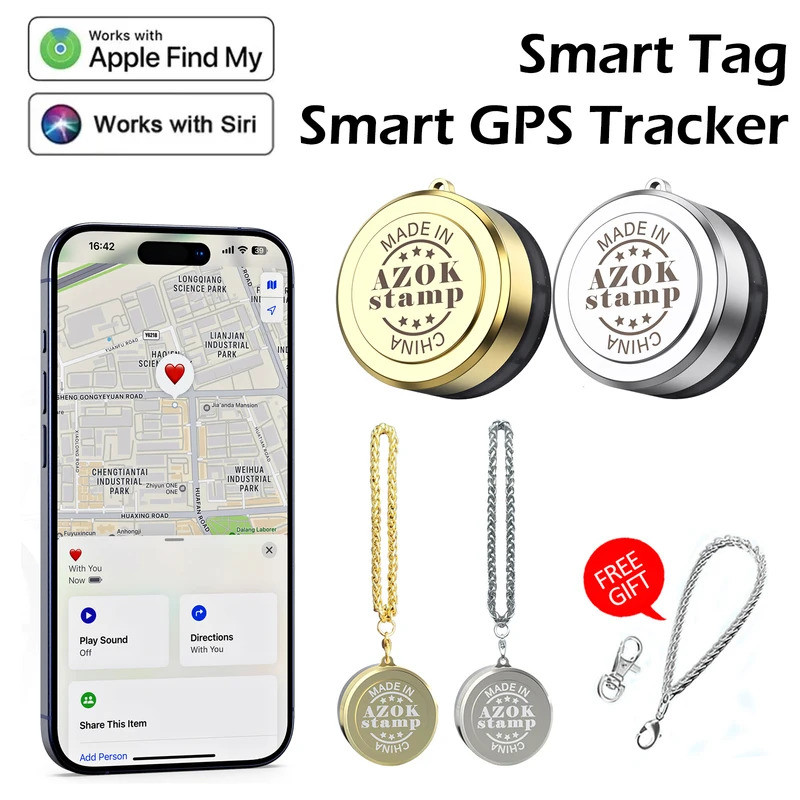 New Smart GPS Tracker Mini Air Tag Reminder Device for lOS Apple Find ...
