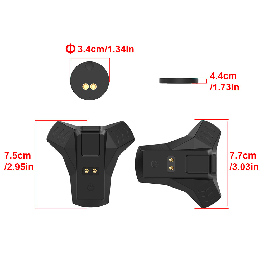 Wireless Mouse Charger for Razer DeathAdder V2 Pro/Naga Pro/Viper ...