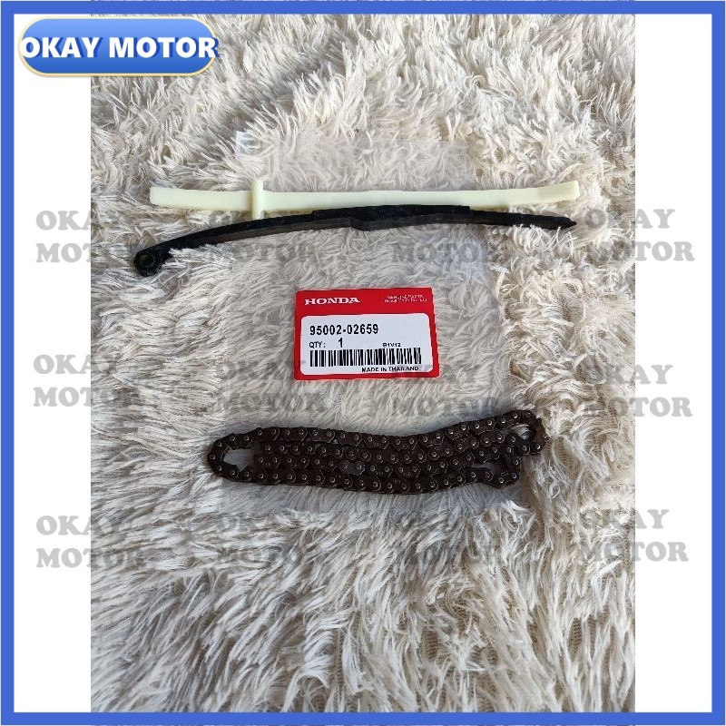 Honda Icon Icon110 Icon 110 Timing chain TENSIONER GUIDE SET 90L rantai ...