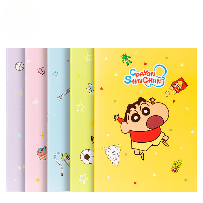 Deli Crayon Shin-Chan A5 Thick Stitching Book High-value Student Cute ...