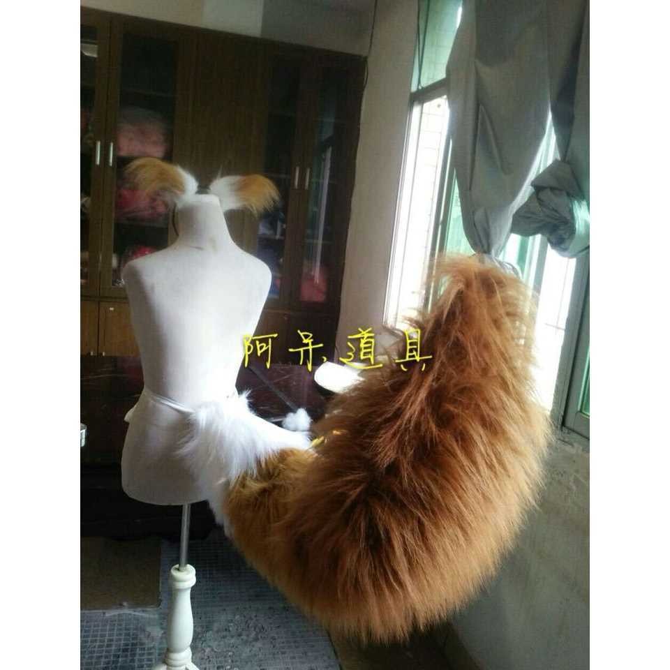 King of Glory Charming Fox Daji Fox Tail Cosplay Props Tail Production ...