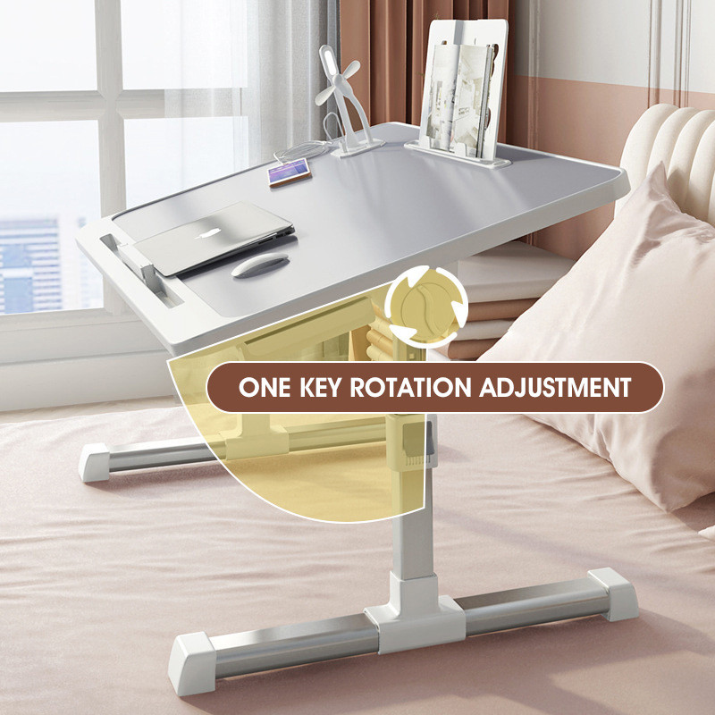 Portable Adjustable Desk Bed Table Desk Tablet Table Foldable Computer ...