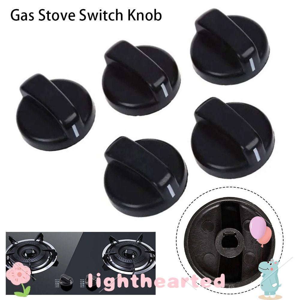 LIGHTHEARTED 1/2/5Pcs Hob Knobs, General Plastic Handle Gas Stove ...
