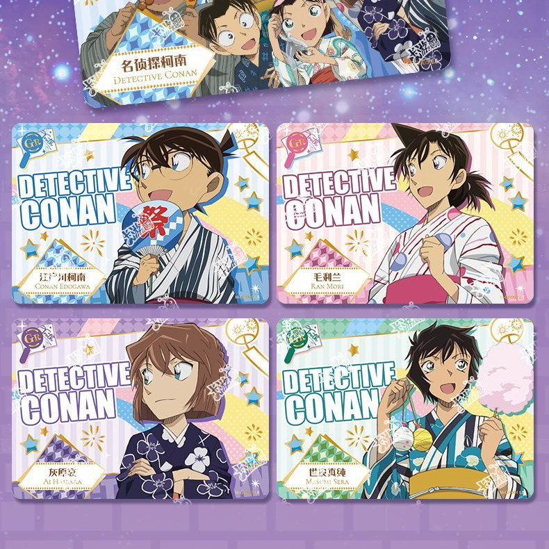 Card Tour Detective Conan Card Finding Pack Anime Merchandise Mystery ...