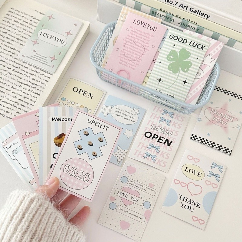 Original ins Simple Style Love Sealing Sticker Small Ticket Cartoon ...