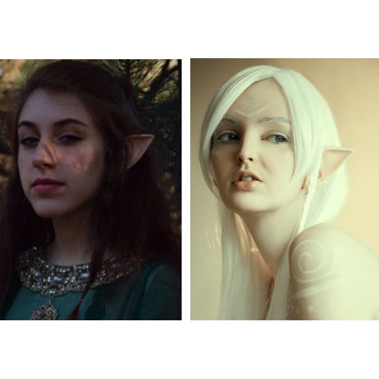 Telinga Palsu Elf untuk Parti Elf Ear Costume Cosplay Party Soft ...