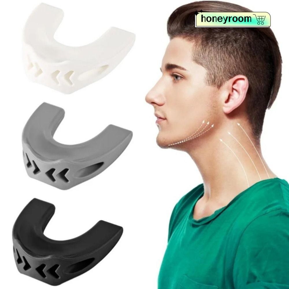 HONEYROOM Jaw Exerciser, 40/50/60Lbs Anti-stress Redefine Jawline ...
