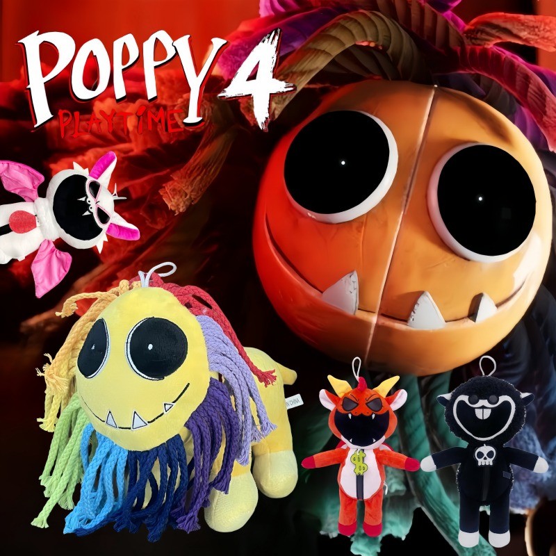 Poppy Playtime 4 Yarnaby Plush Toy Nightmare Critters Plushie Doll Poe ...
