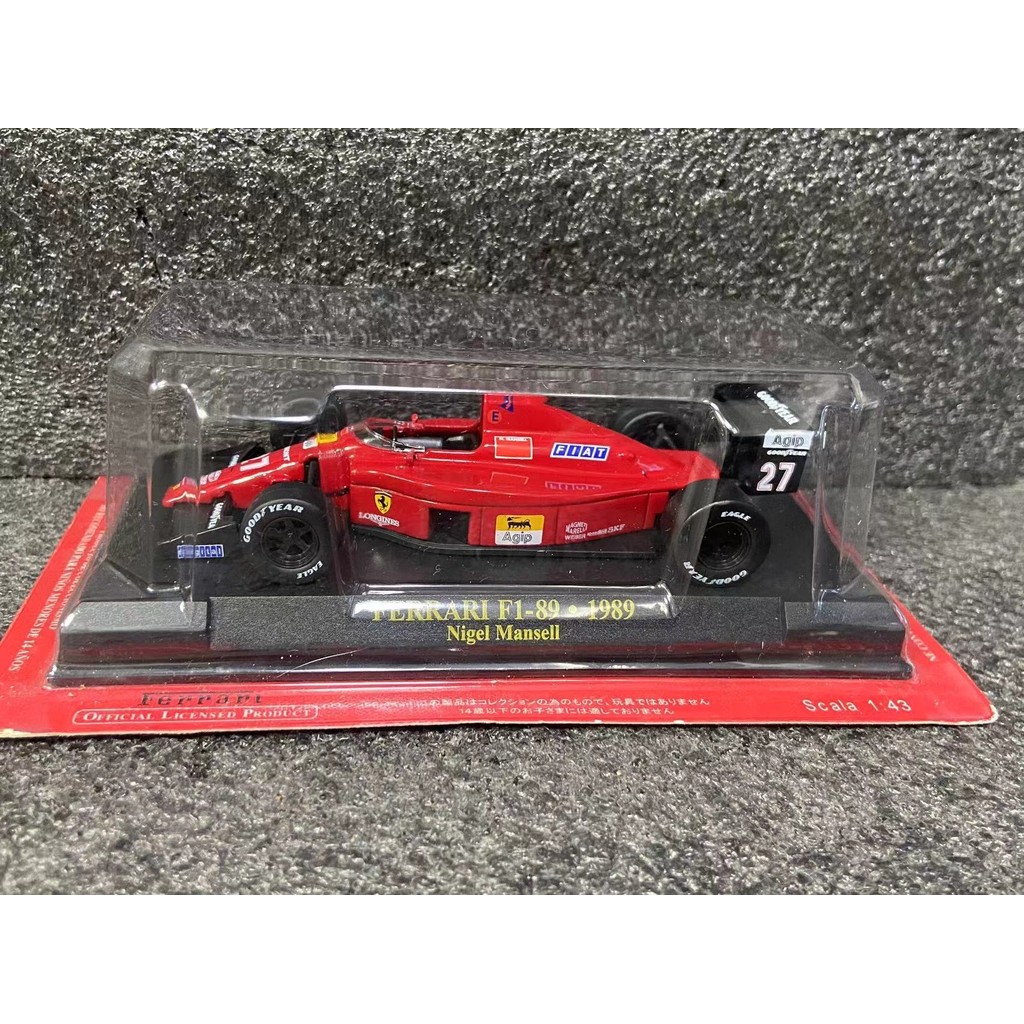 Ixo 1: 43 FERRARI FERRARI F1-89 Nigel Mansel 1989 F1 Formula Car Alloy ...