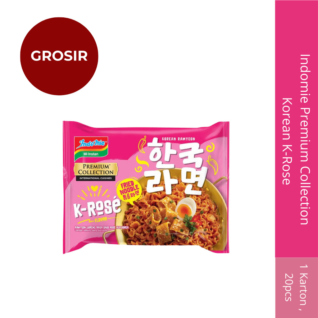 Indomie Premium Collection Korean K- Rose - 1 Carton contains 20 pcs ...