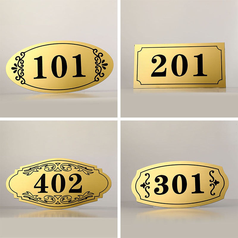 House Number Plate Customized Room Number Plate Rental Room Box Number ...