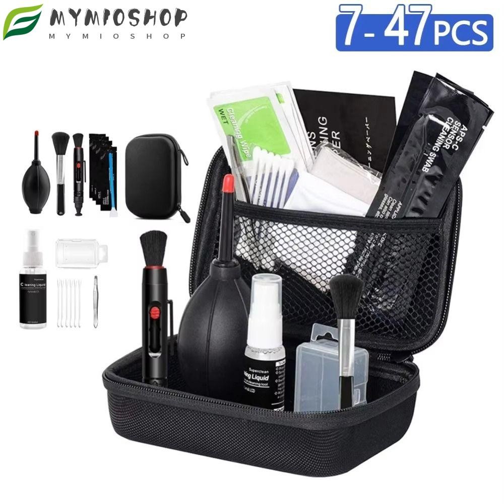 MIOSHOP 5/24/35/47PCS DSLR Lens Cleaning Set, Air Blower Phone Camera ...
