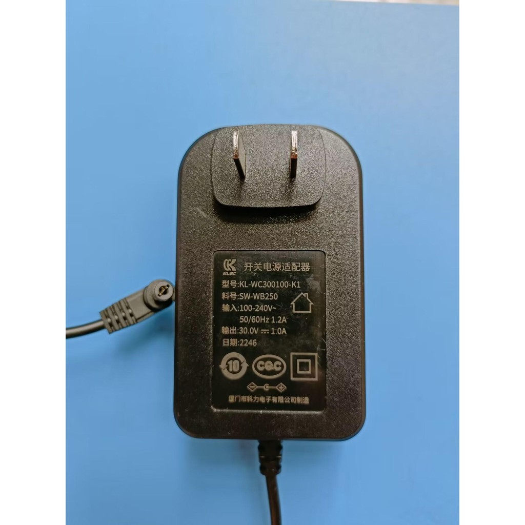 Original TC 3.0 Third Generation Washer 30V1A Charger Keli KL-WC300100-K1 Power Adapter | Shopee ...
