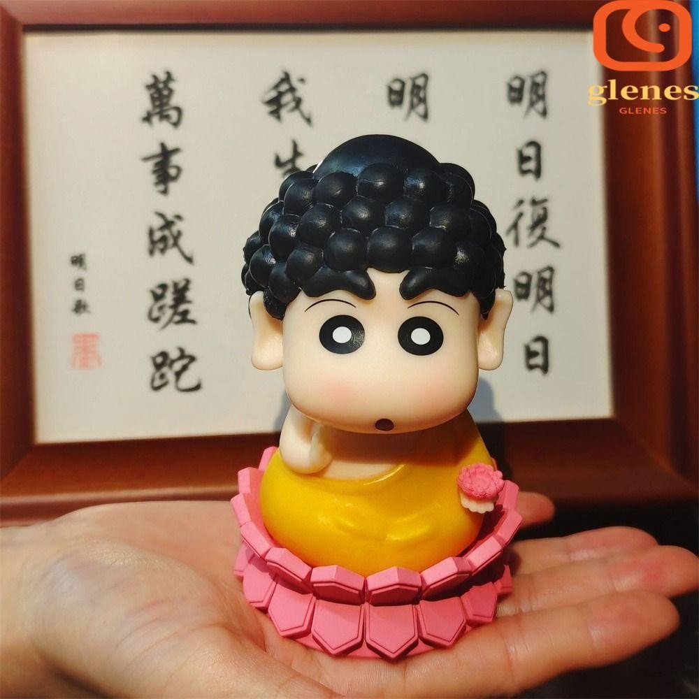 GLENES Shinnosuke Nohara Figure, PVC Statue Cos Lord Buddha Crayon Shin ...