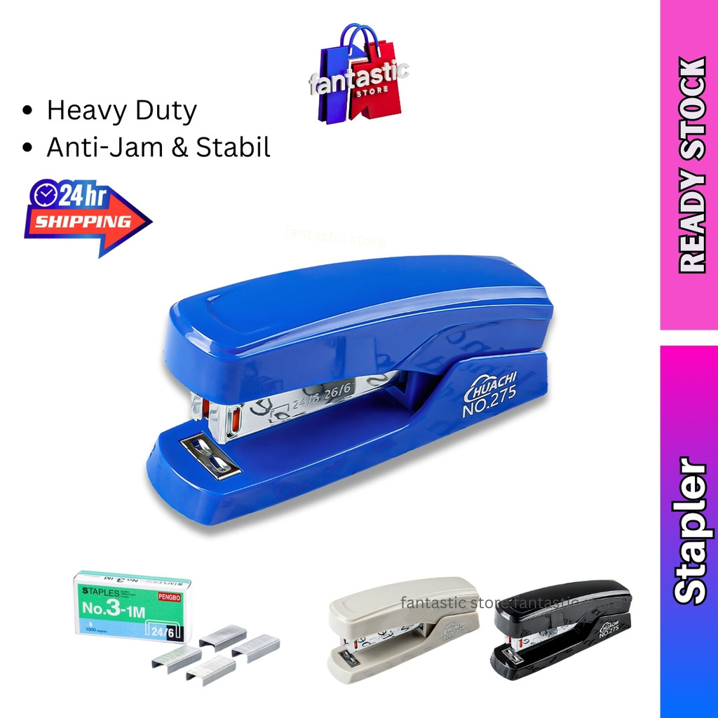 【𝗦𝗵𝗼𝗽𝗲𝗲 𝗖𝗵𝗼𝗶𝗰𝗲】 Stapler besar buku tebal sekolah office pejabat heavy ...