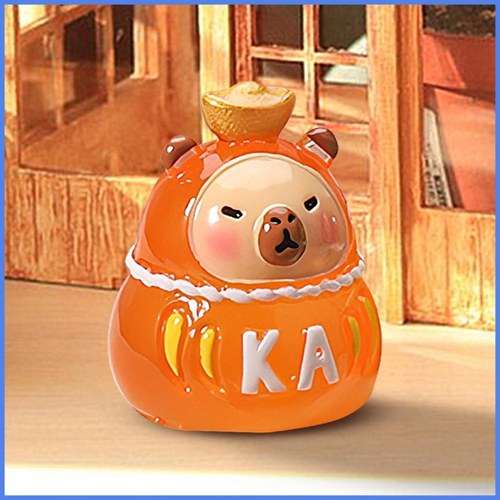 Capybara Resin Figurines Cute Figures Animal Figurines Glowing ...