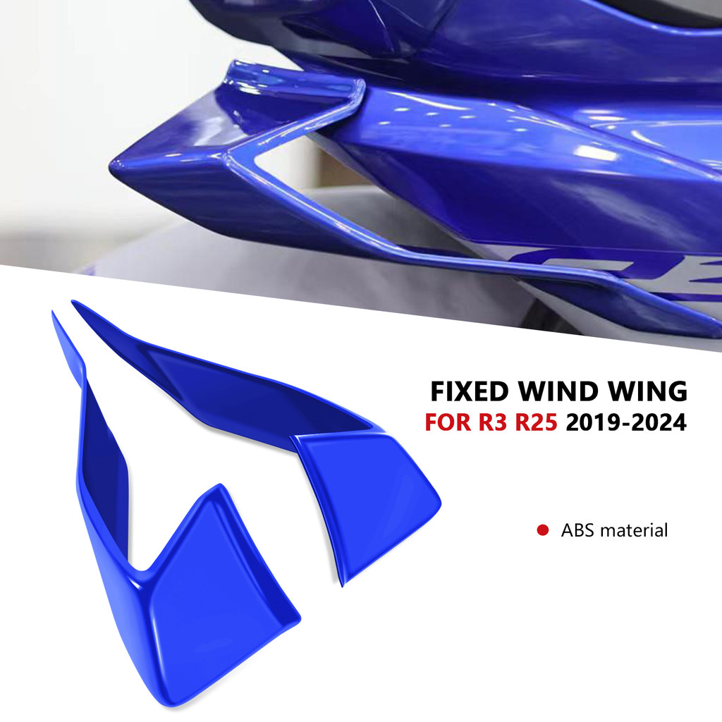 For Motorcycle Sport DownforceNaked Forntal Spoilers Aerodynamic Wing ...