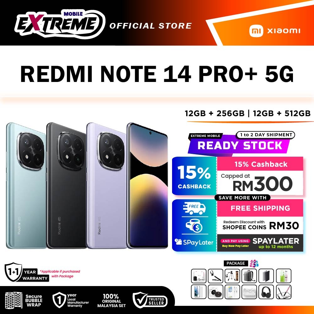 REDMI Note 14 Pro+ 5G [12GB RAM 256GB ROM] [12GB RAM 512GB ROM ...