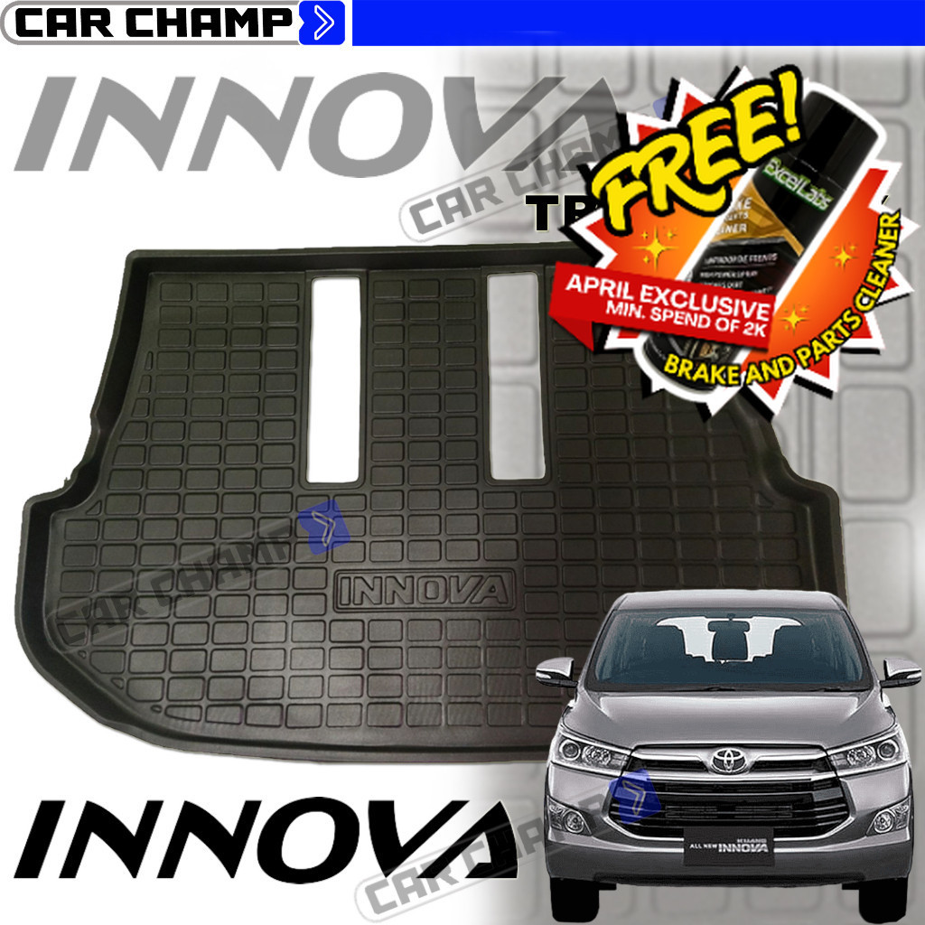 Toyota Innova 2004 to 2025 OEM Rear Cargo Trunk Tray Quality ( Car ...