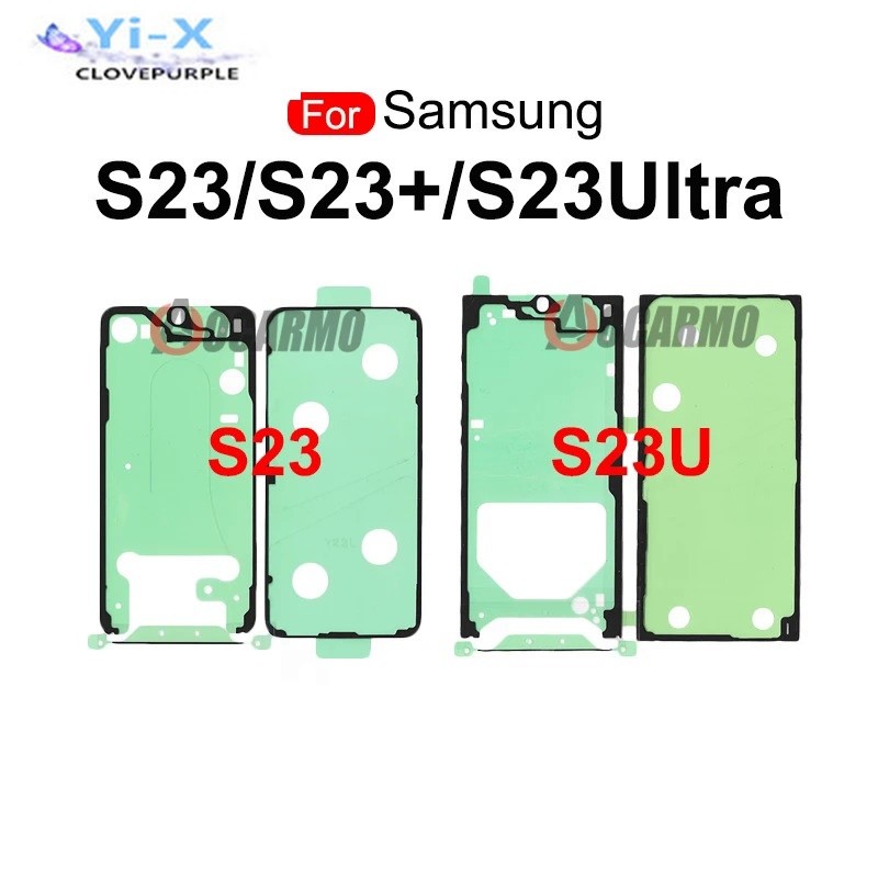 Full Set Waterproof Adhesive For Samsung Galaxy S23 Plus S22U S23+ S23 Ultra LCD Screen Back ...