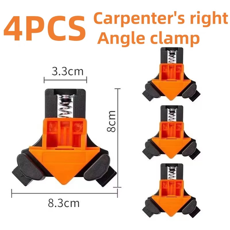 4 pcs 90 Degree Corner Clamps For Woodworking Fast Adjustable Quick ...