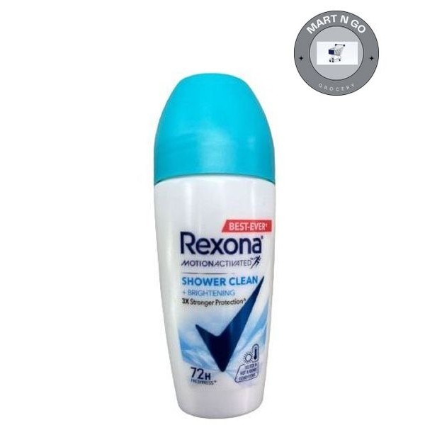 Rexona Women Shower Clean Roll On Deodorant 50ml | Shopee Malaysia