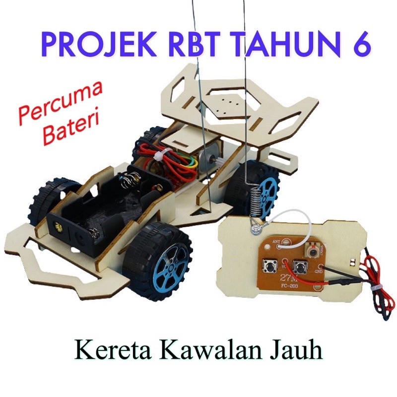 [Ready stock] Projek RBT Tahun 6: Kereta Kawalan Jauh dimiliki oleh Sekolah, STEAM Silibus Tahun ...