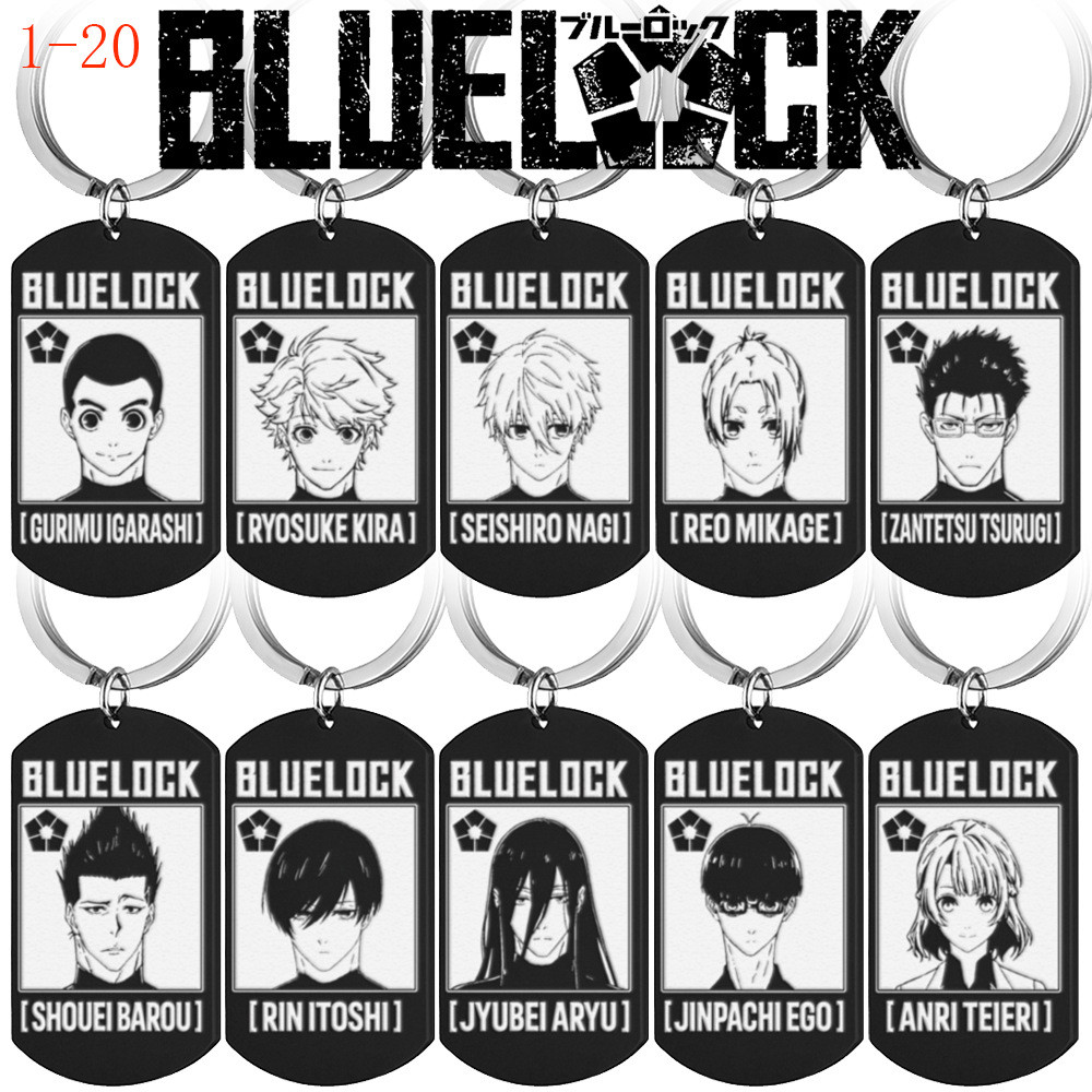 Anime BLUE LOCK Keychain Isagi Yoichi Bachira Meguru Pendant Halloween ...