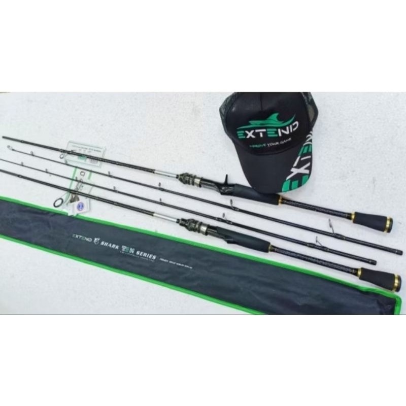 EXTEND SHARK TEN SERIES/ 2'0 SERIES FREE CAP SPINNING / BAITCASTING BC ...