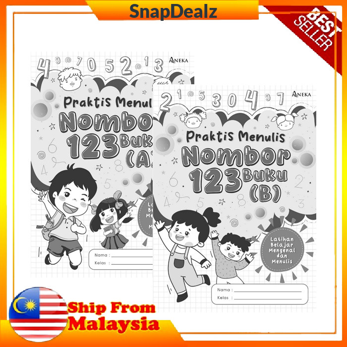 Praktis Menulis | Nombor - Huruf Jawi - Latihan Belajar Nombor Dan ...