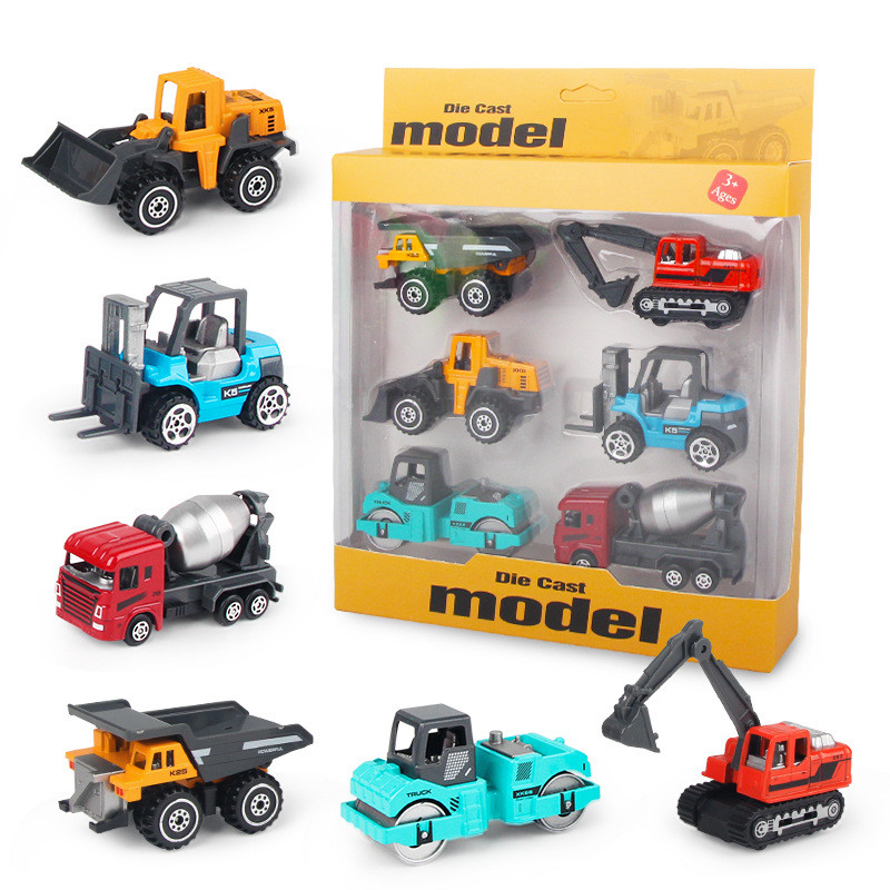 New Alloy Engineering Vehicle Set Children's Simulation Sliding ...