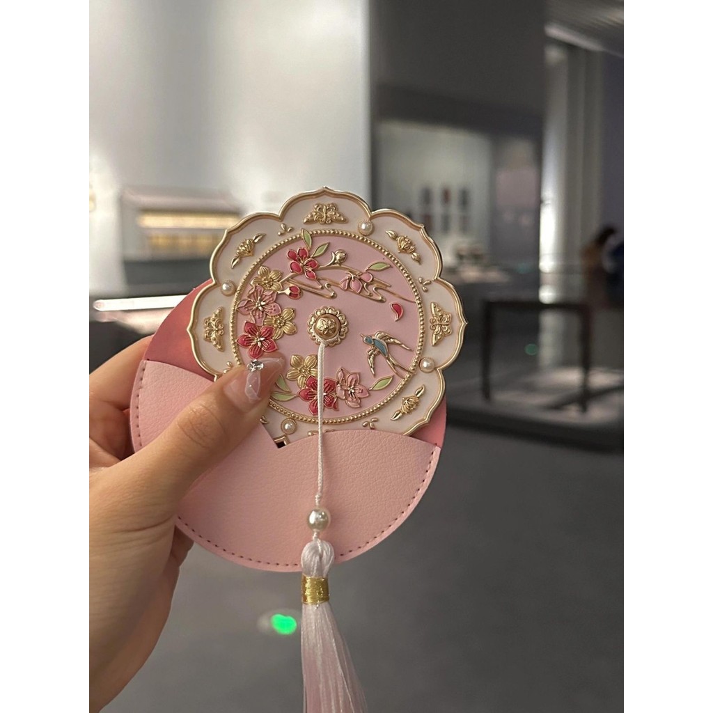 Forbidden City Peach Blossom Mirror Cultural Creative Flower Pouch ...