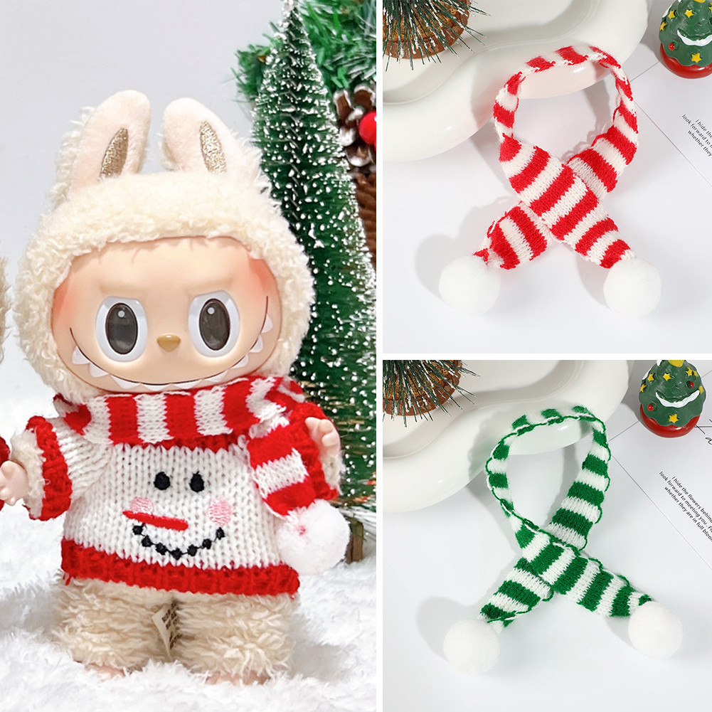 High Neck Sweater or Scarf or Hat for Labubu Dolls Christmas Style Free ...