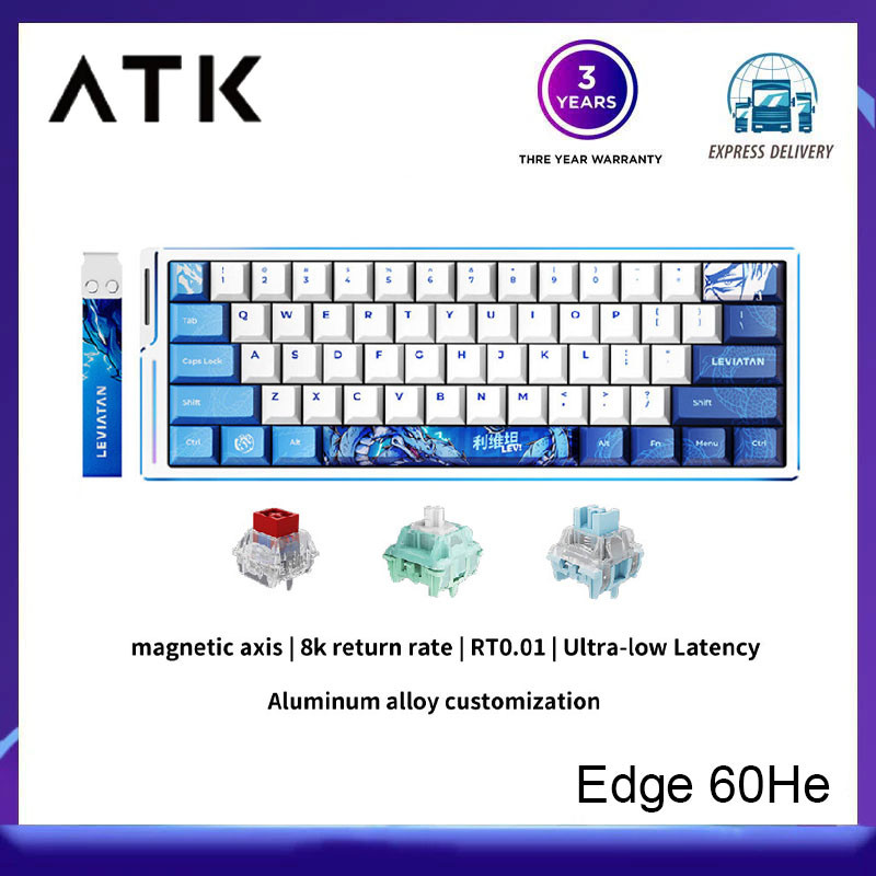 ATK Lev Edge 60He aluminum alloy magnetic axis mechanical keyboard, 8k ...
