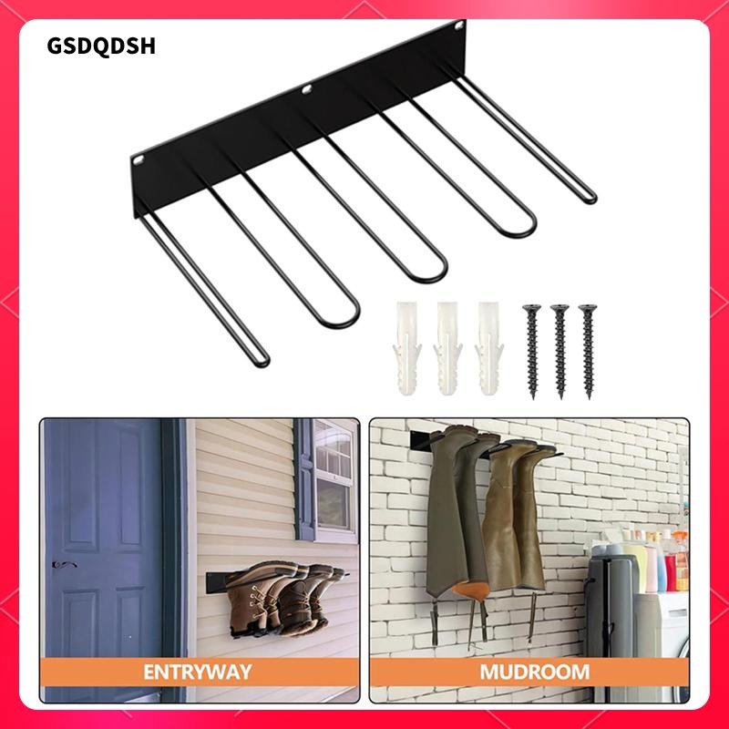 [gsdqdsh] Wall Mounted Boot Rack Boot Dryer Boot Organizer Metal Heavy ...